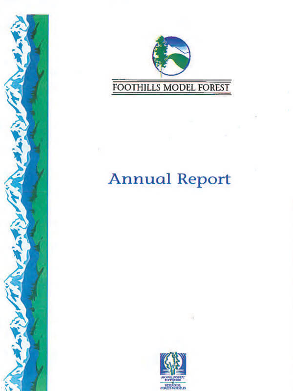 Foothills Model Forest 1994–1995 Annual Report - fRI Research