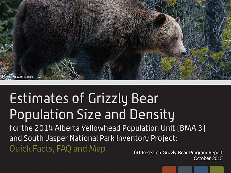 BMA 3 Estimates of Grizzly Bear Population Size and Density - Quick ...