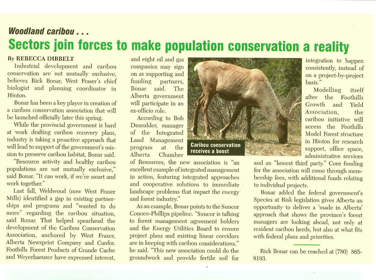 Sectors join forces to make population conservation a reality - fRI ...