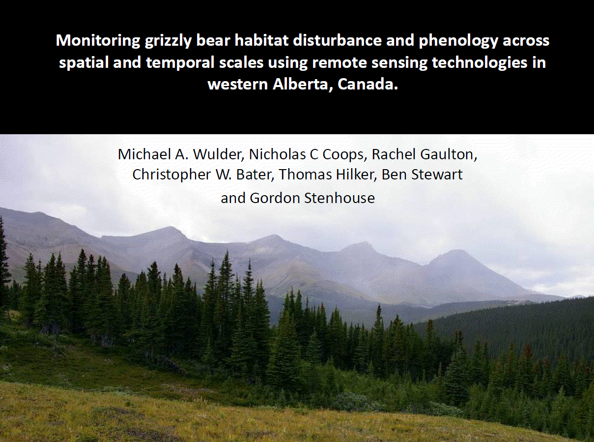 Monitoring grizzly bear habitat disturbances and phenology across ...