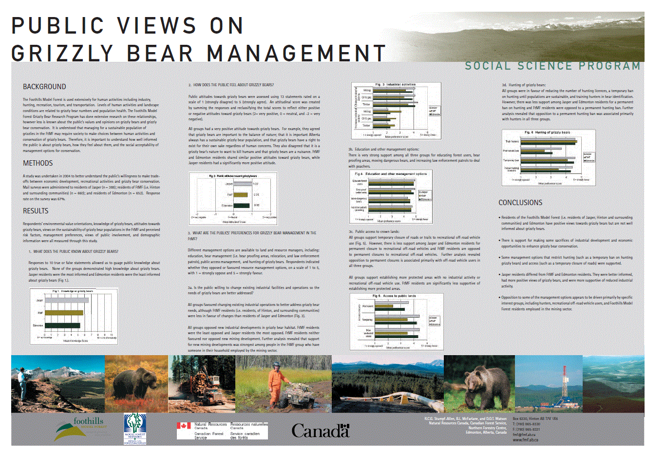 Public Views on Grizzly Bear Management: Social Science Program - fRI ...