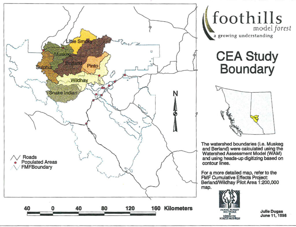 Cumulative effects assessment: data inventory atlas - fRI Research